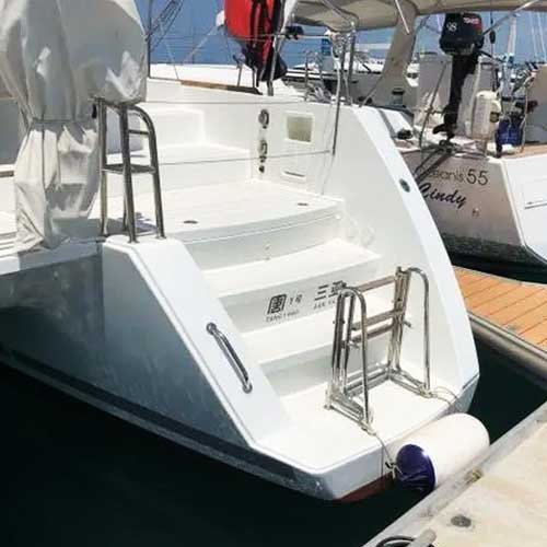 Telescopic Boat Ladder | Telescoping Boarding Ladder - ABLinox