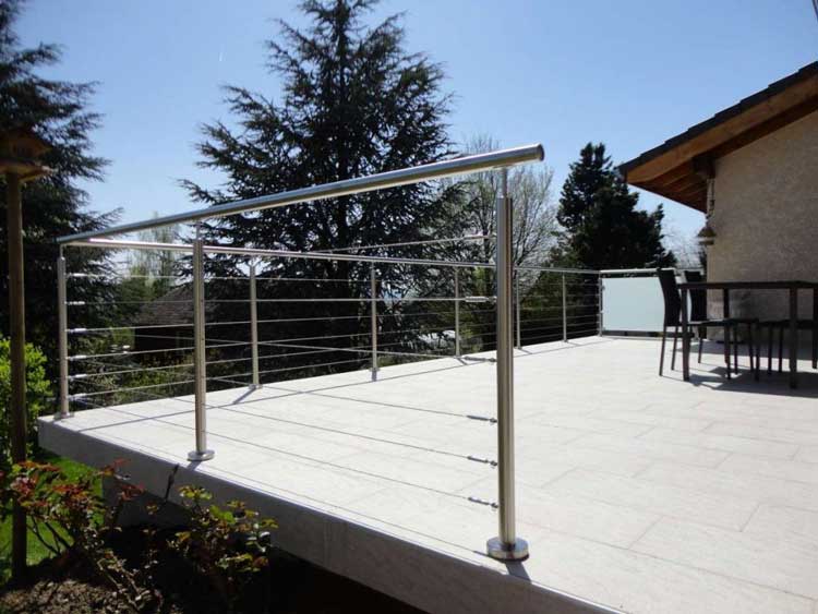 Wire Balustrade Posts | Stainless Steel Wire Balustrade Posts - ABLinox