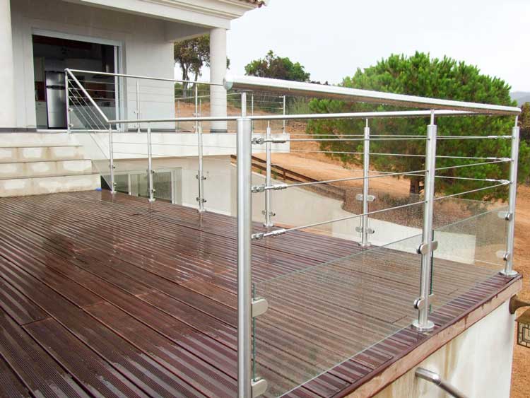 Wire Balustrade Posts | Stainless Steel Wire Balustrade Posts - ABLinox